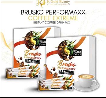 Brusko Performaxx Maca max Coffee bean powder great higala Instant ...
