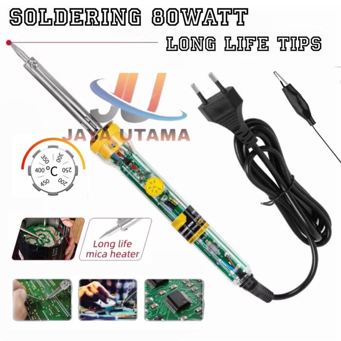 Promo Solder Tangan Transparan Solder Iron 80watt Solder Tangan Solder ...
