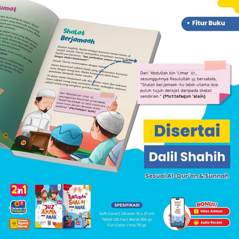 Tuntunan Shalat untuk Anak + Juz Amma untuk Anak - Buku 2 in 1 [Pustaka ...