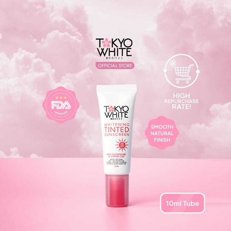 TOKYO WHITE Whitening Tinted Sunscreen 10 ml - TikTok Shop Philippines