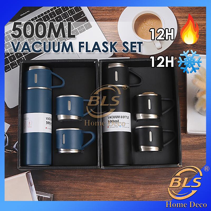 500ml Termos Vakum Thermos Botol Air Panas Vacuum Flask Set 304 ...
