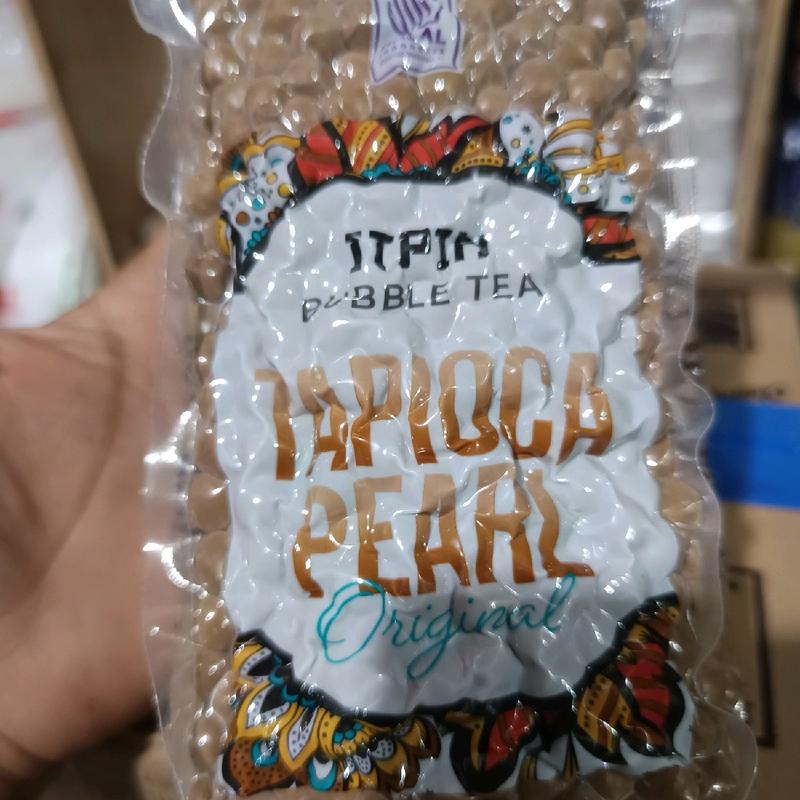 IPTIN BUBBLE TEA TAPIOCA PEARL BOBA POP ICE KEMASAN 1KG - Shop | Tokopedia