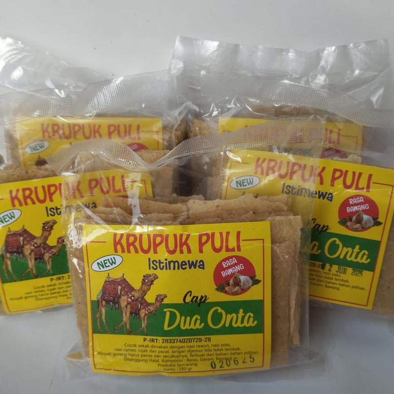 KERUPUK BERAS NASI GENDAR RASA BAWANG CAP DUA ONTA Arab Padang Pasir ...