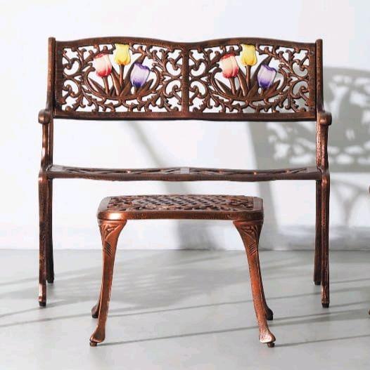 Jual kursi taman bench canovas iron chair kursi besi outdoor kursi ...