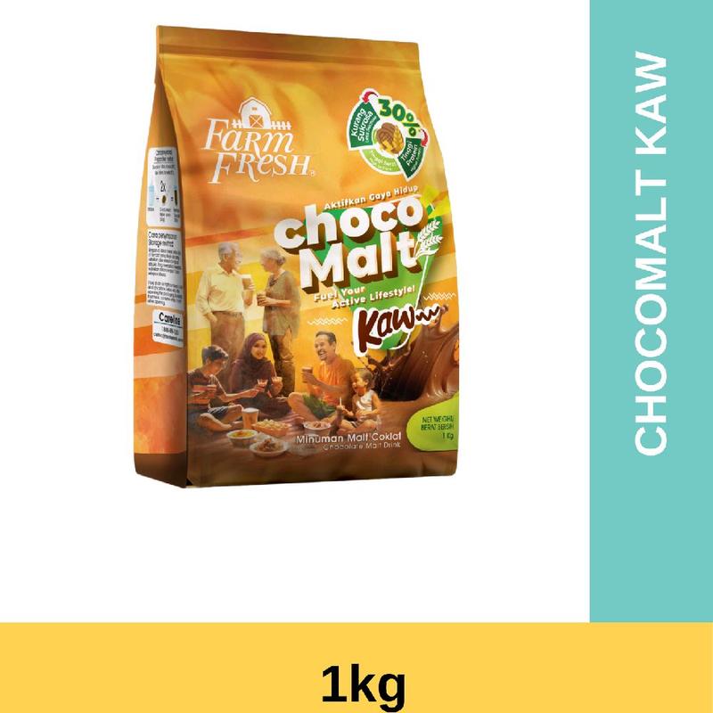 New! Chocomalt Kaw Farm Fresh 1kg readystock Chocolate Malt drink ...