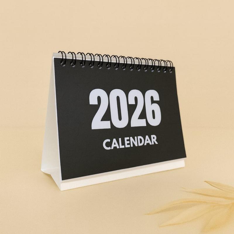 Kalender Meja 2026 A6 Landscape Warna Hitam Putih Custom Cover - Shop ...