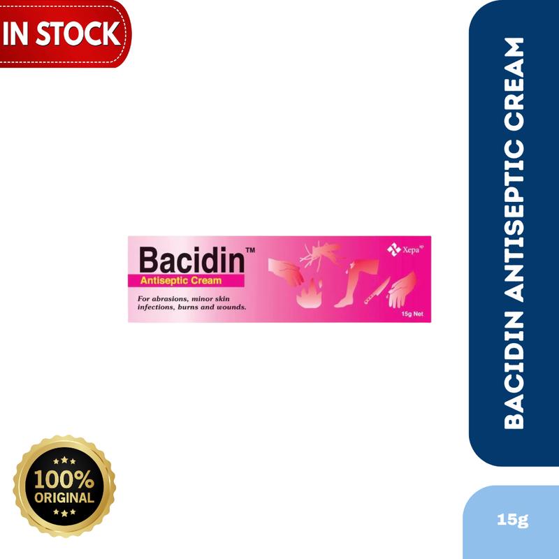 Bacidin Antiseptic Cream 15 g untuk luka-luka ringan - TikTok Shop Malaysia
