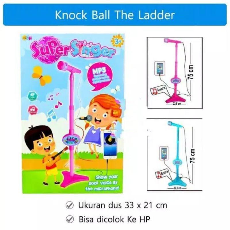 Mainan Microphone Anak Super Singer MP3 Karaoke SH 1251 - Toys - Shop ...