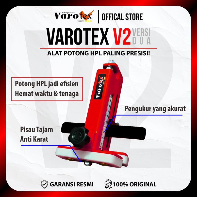 Varotex V2 (Warna Merah) Alat Potong HPL, Trimmer Ramah Lingkungan ...