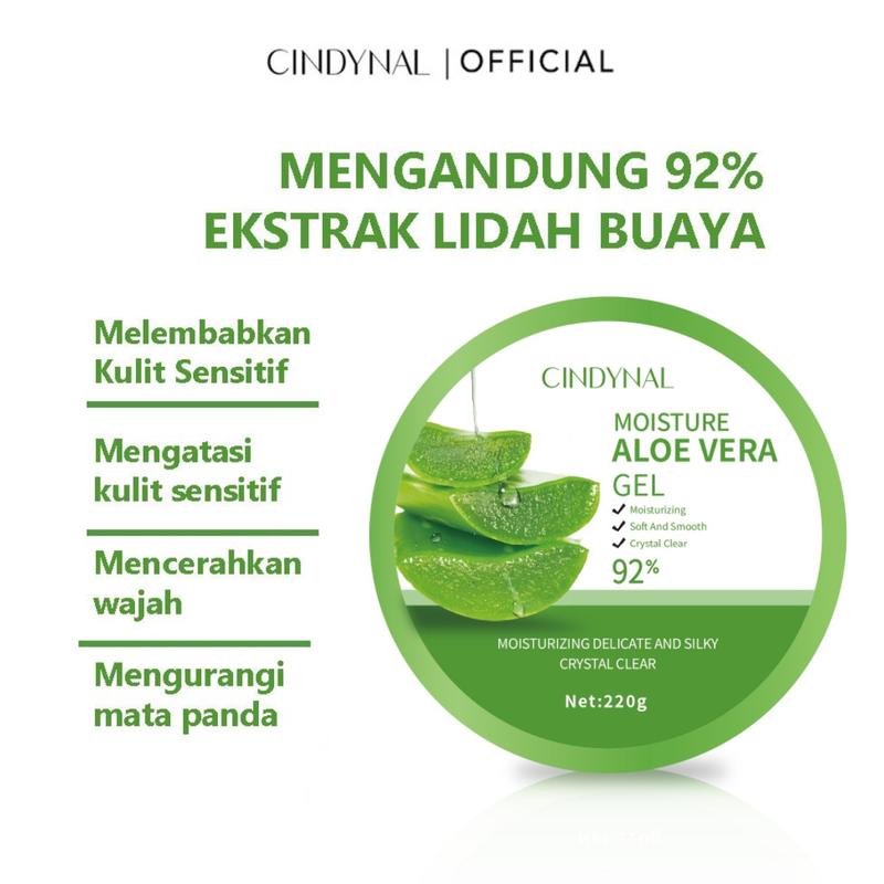 CINDYNAL Aloevera Ointment 92 % Gel Murni Natural Masker Lidah Buaya ...