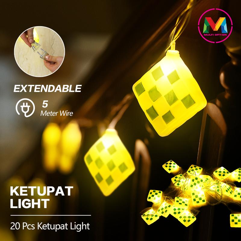 2024#20LED 5METER LAMPU RAYA LED KETUPAT#LAMPU HIASAN#HARI RAYA - TikTok Shop Malaysia