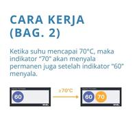 Jual Thermolabel Kapasitor / Busbar SINEL (Stiker Indikator Temperatur ...