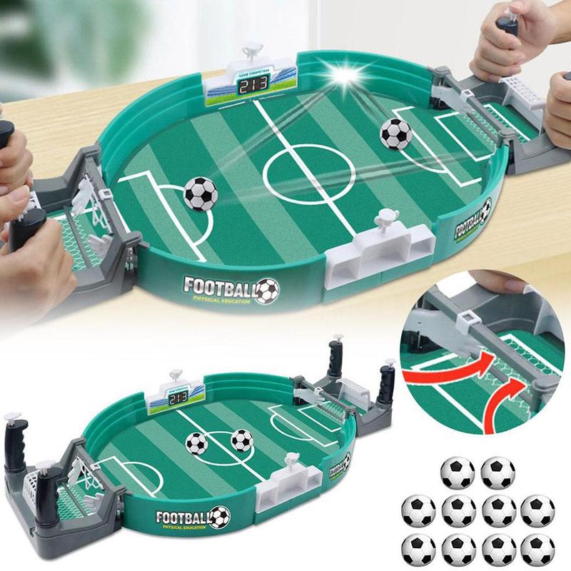Interactive Football Table Game Set, Tabletop Soccer, Board Sport ...