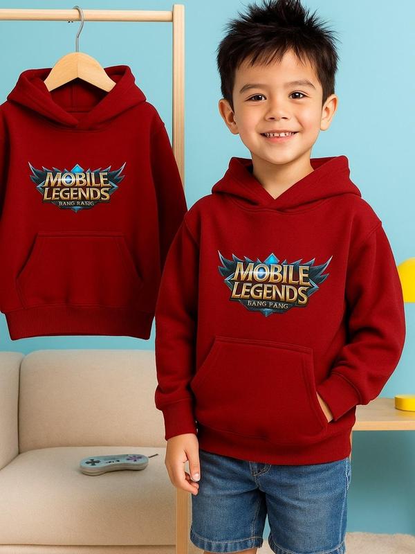HOODIE ANAK MOBILE LEGENDS GAMER Cowok Usia 1–10 Tahun Keren Nyaman ...