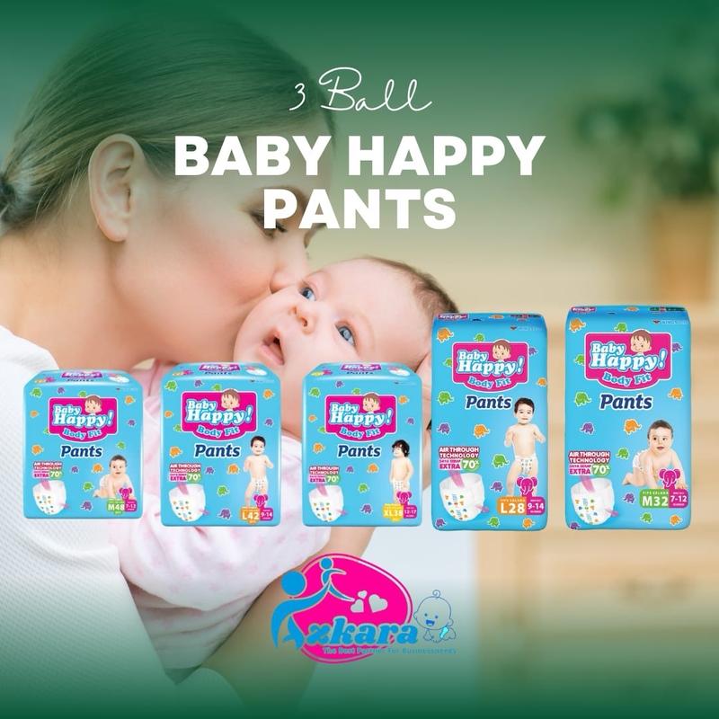 Promo 2&3 Ball baby Happy All size Popok Diapers bayi - Shop | Tokopedia