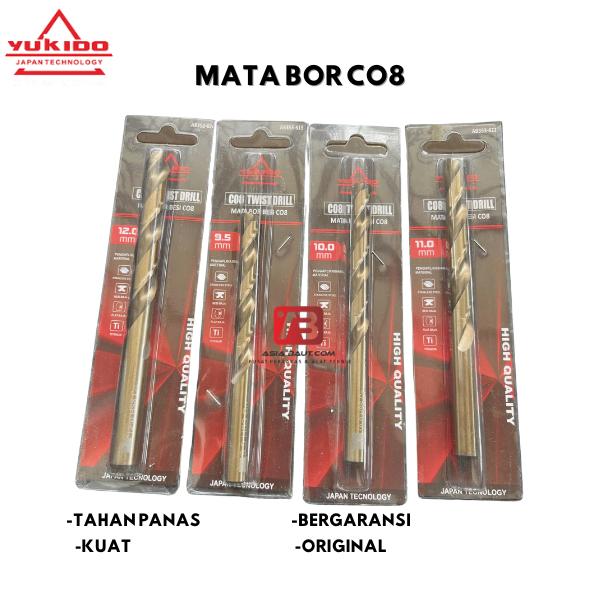 Promo YUKIDO MATA BOR COBALT HSS CO LURUS DRILL BIT 0.5 - 13.0 MM ...