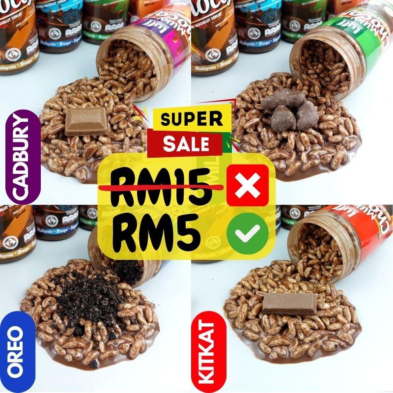 [COMBO 4] LUFF CHOCOJAR PREMIUM (400ML) - Bubble Rice Cereal - TikTok ...