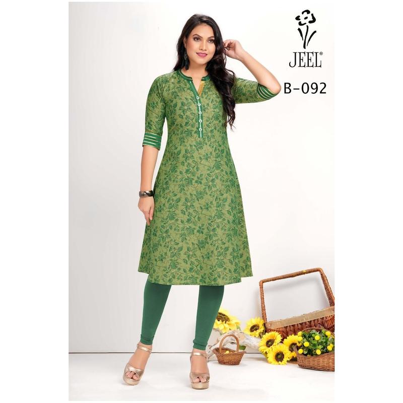 JEEL Classic Kurtis for Casual and Office Wear Tops Only B Series ...
