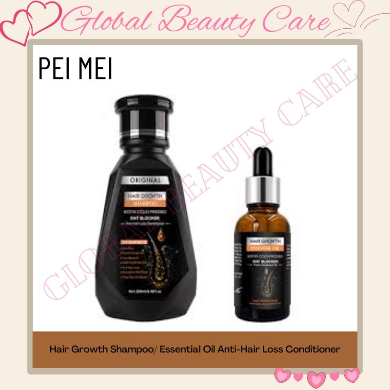 PEI MEI Hair Growth Shampoo/ Essential Oil Anti-Hair Loss Conditioner ...