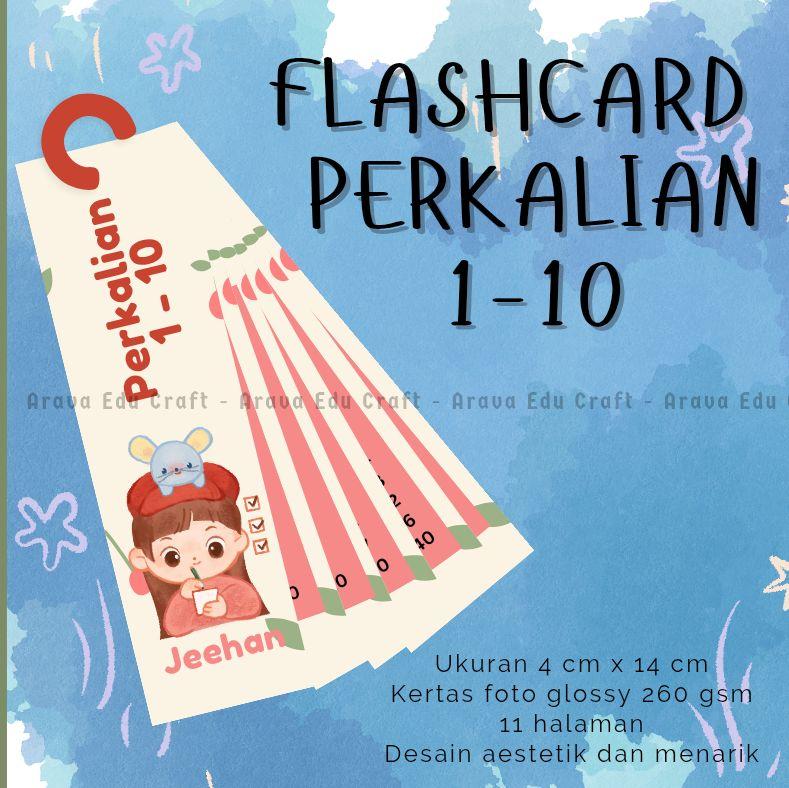 Flashcard Edukasi "Perkalian 1-10" - Shop | Tokopedia