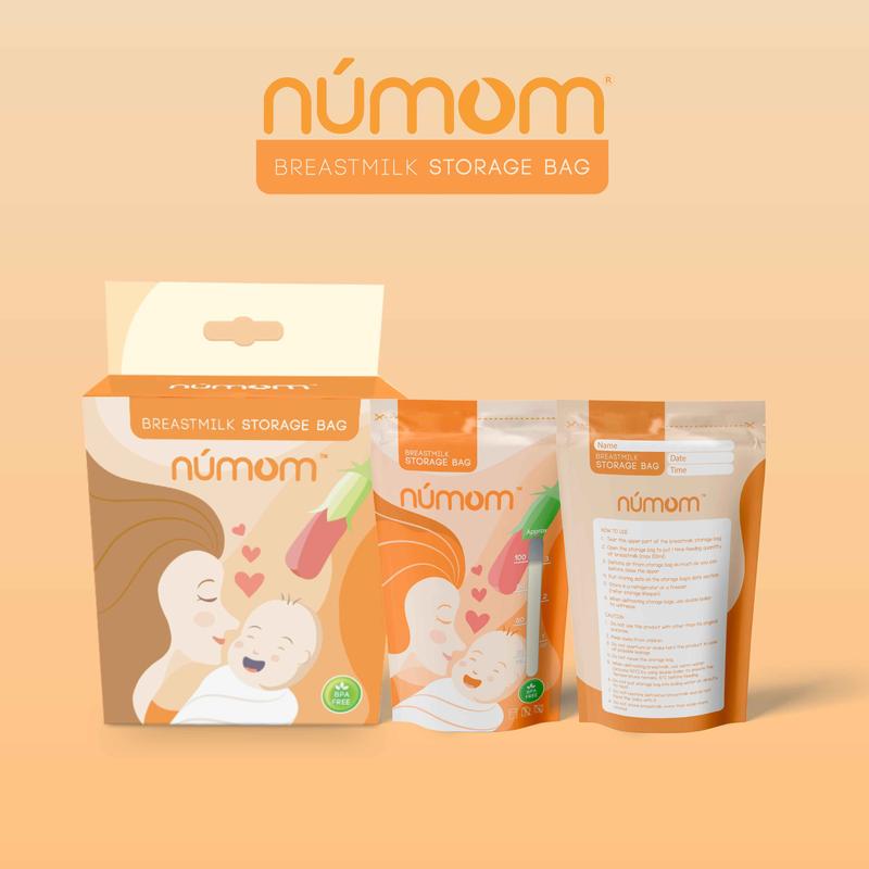 NUMOM STORAGE BAGS 3.4oz for Travel and Store Breastmilk BPA - TikTok ...