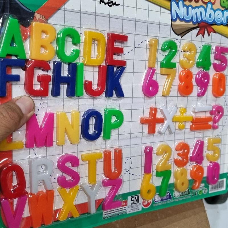 huruf dan angka PREMIUM mainan edukatif bermain sambil belajar - angka ...