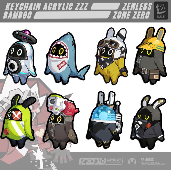 Jual Gantungan Kunci Zenless Zone Zero Bangboo / Keychain Akrilik ...