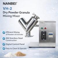 Jual VH-2 Dry powder granule mixing mixer powder mini laboratory 2L V2 ...