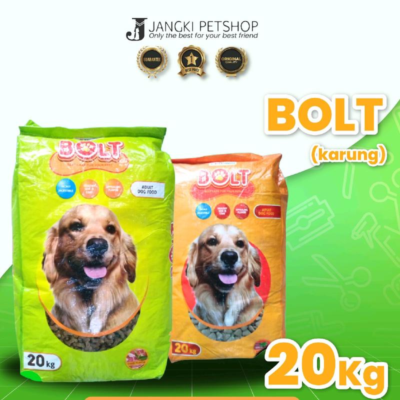 BOLT DOG 20KG makanan anjing bolt EKSPEDISI - BEEF - Shop | Tokopedia