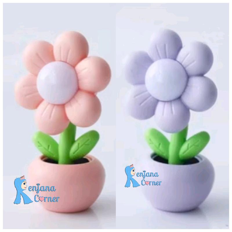 Lampu Meja Bunga Pink Ungu Aesthetic free battery - Shop | Tokopedia