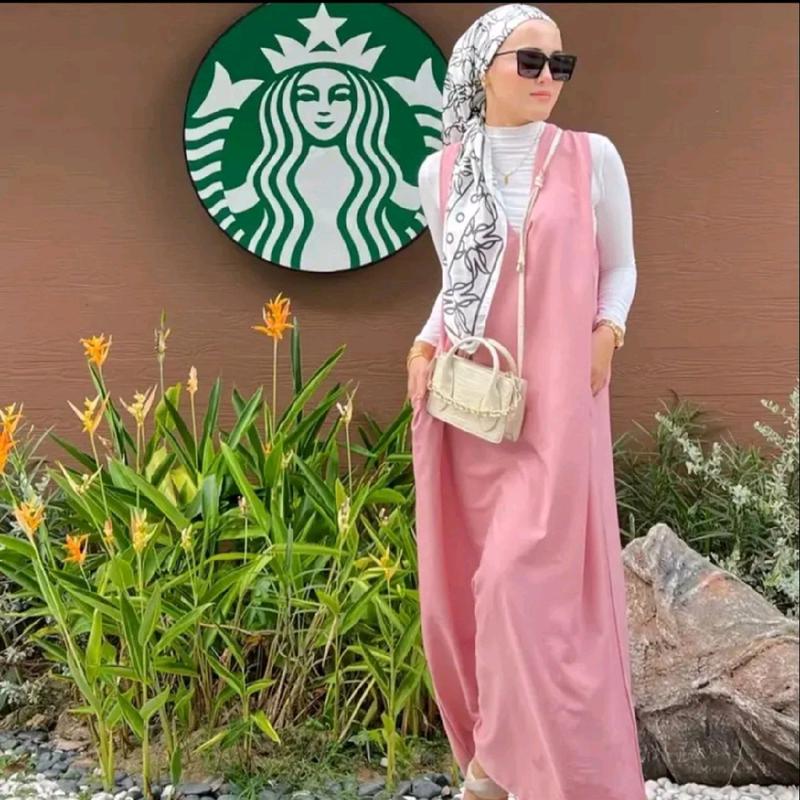 Dress lisa Sleeveless Viral Murah (Vest Style) - TikTok Shop Malaysia