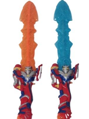 Sword laser Ultraman dilengkapi dengan lampu suluh, laser merah ...