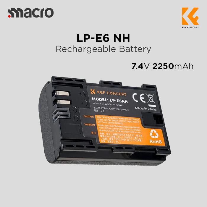 Jual KNF Concept Battery Canon LP-E6 NH 2250mAh 7.4V - Jakarta Barat ...