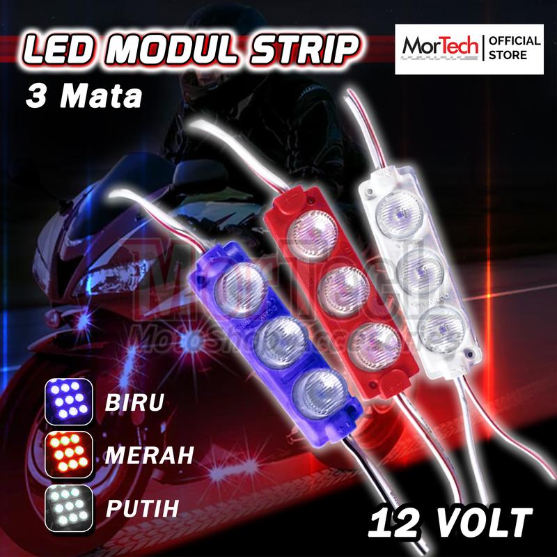 Lampu LED Modul 3 Mata TItik Strip Lampu Kolong / Cover Radiator - Shop ...