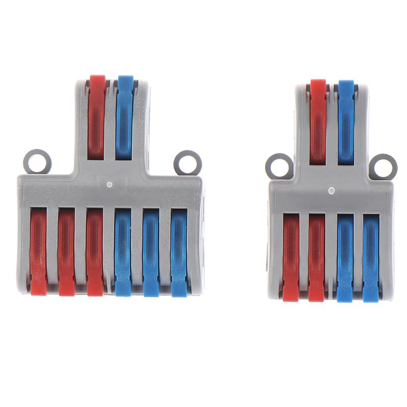 Spring Lever Terminal Block Electric Cable Wire Connector PCT-222 ...