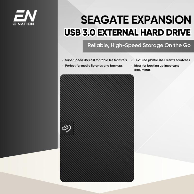 Seagate Expansion 1TB/2TB/4TB/5TB 3.0 USB Portable External Hard ...