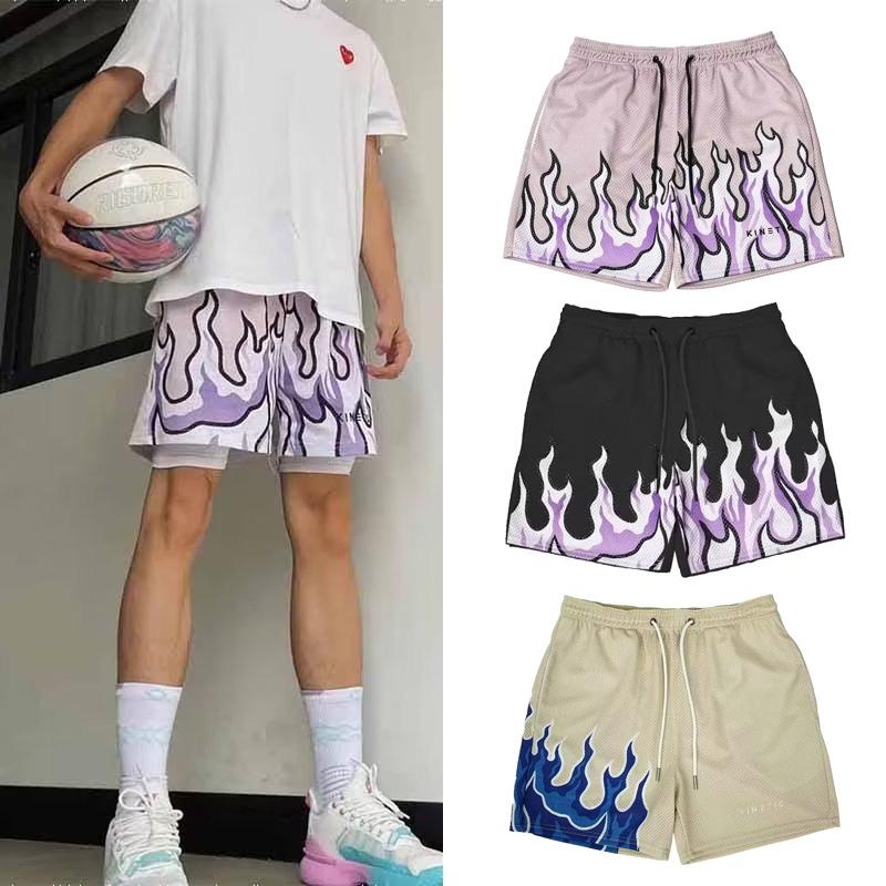 S-5XL Men's Stylish American Printed Basketball Shorts Above - TikTok ...