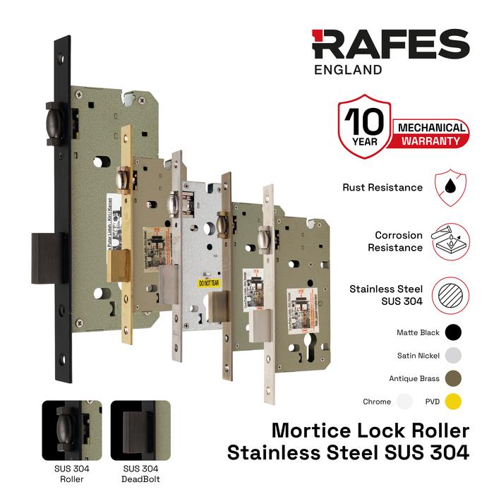 Promo RAFES ENGLAND MORTICE LOCK ROLLER- RAFES BODI KUNCI PELOR - 6 ...