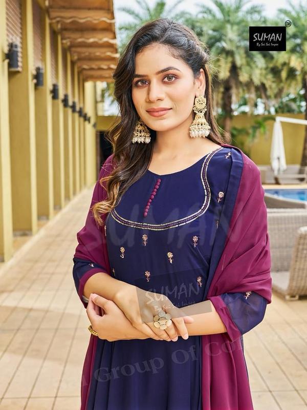 Mani Georgette Long Gown Rayna - TikTok Shop Malaysia