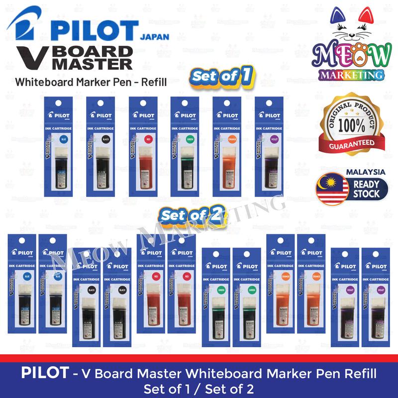 Pilot V Board Master Whiteboard Marker Ink Refill / Ink Cartridge ...