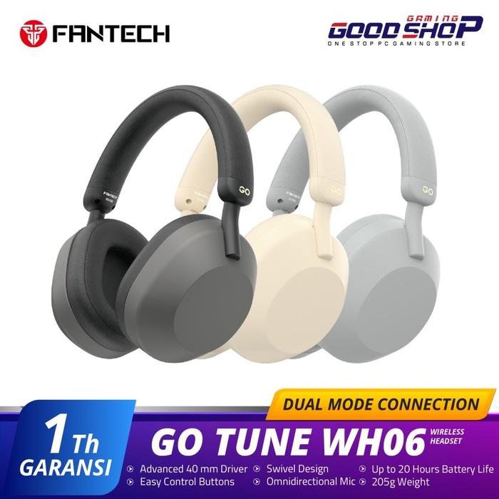 Promo Fantech GO Tune WH06 / WH-06 Headphone Bluetooth Dual Mode ...