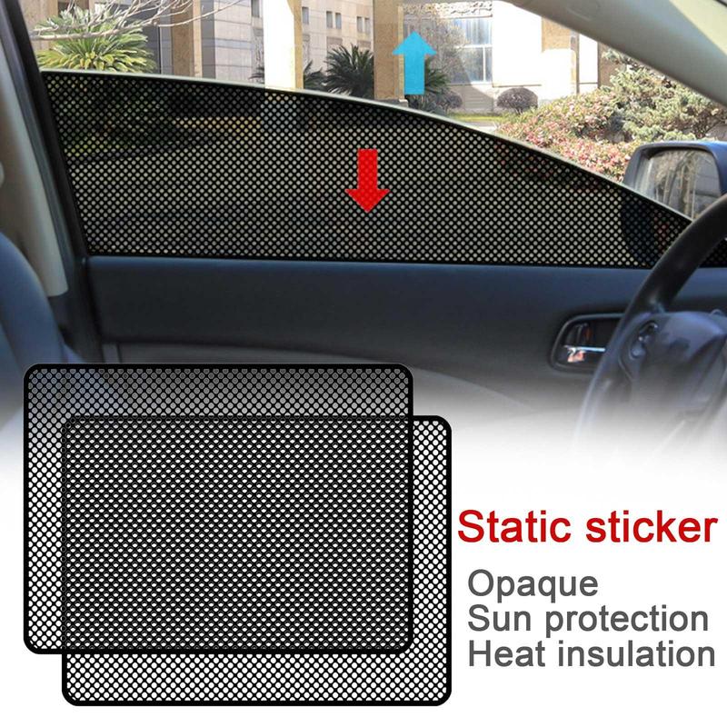 2PCS Car Side Window Sun Shades Stickers Sun Protection Window - TikTok ...