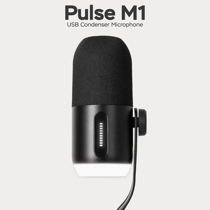 Promo Pulse M1 USB Microphone Condenser Cardioid for Gaming / Streaming ...