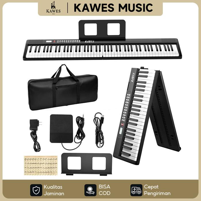 Promo KAWES 61/88 Key Bluetooth Electronic Piano Music Keyboard Dengan ...