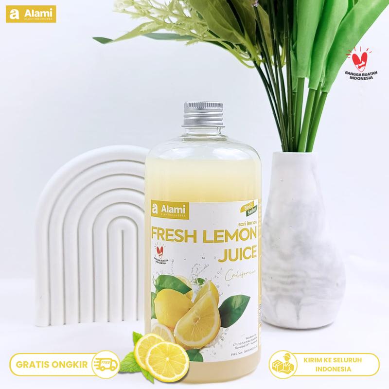 ALAMI SARI LEMON 500 ML FRESH LEMON JUICE 100% ORIGINAL - Shop | Tokopedia