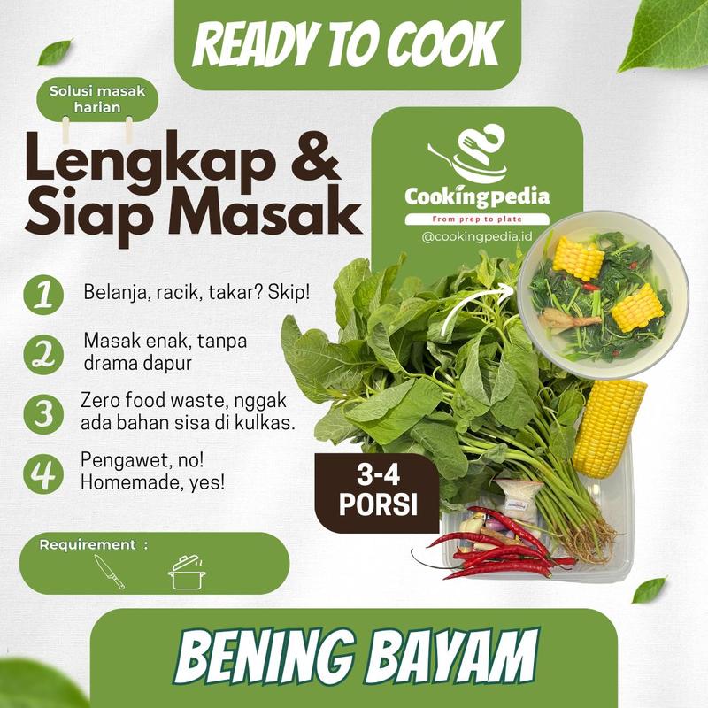 [Cookingpedia] Paket Masak Bening Bayam Jagung I Bumbu Komplit I Bayam ...