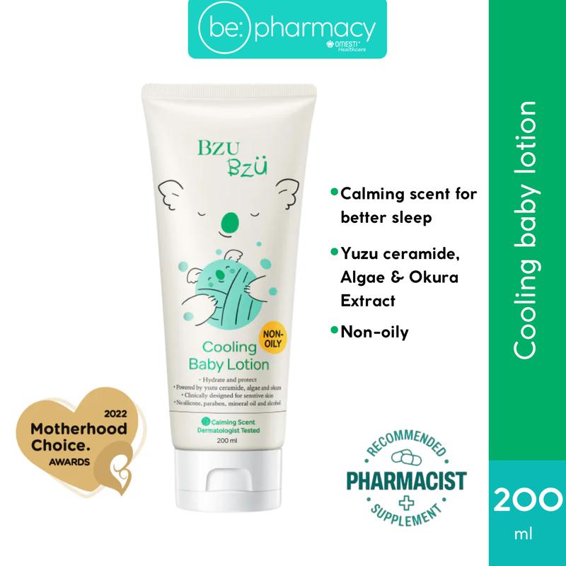 BZU BZU Cooling Baby Lotion / Lotion sejuk untuk ruam bayi Moisturizer ...