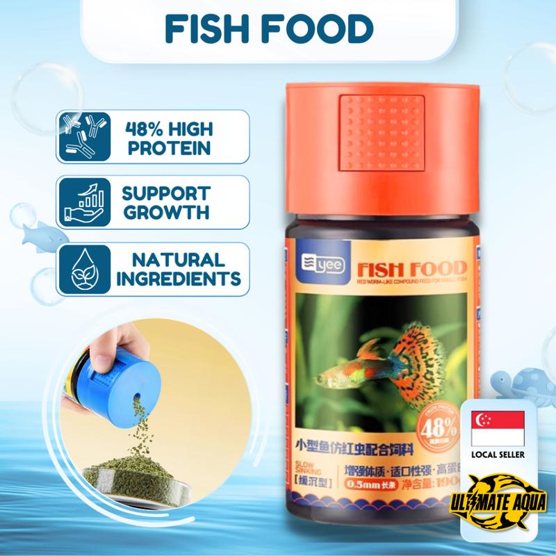 YEE Guppy Fish Food, Aquarium Food For Small Fish, Small Particles ...