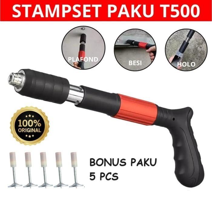 Mini Stampset Mesin Stamp Alat Tembak Paku Beton Besi Baja - Shop ...