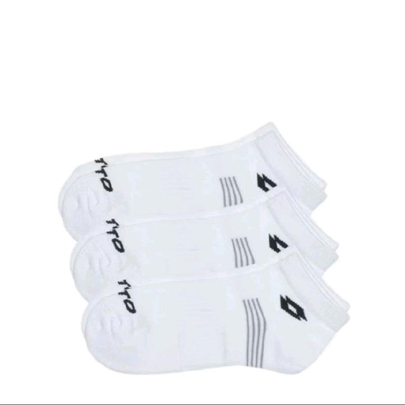 Lotto Men Running Ankle 3p Socks. White. LOTSL240301W. Original - Shop ...